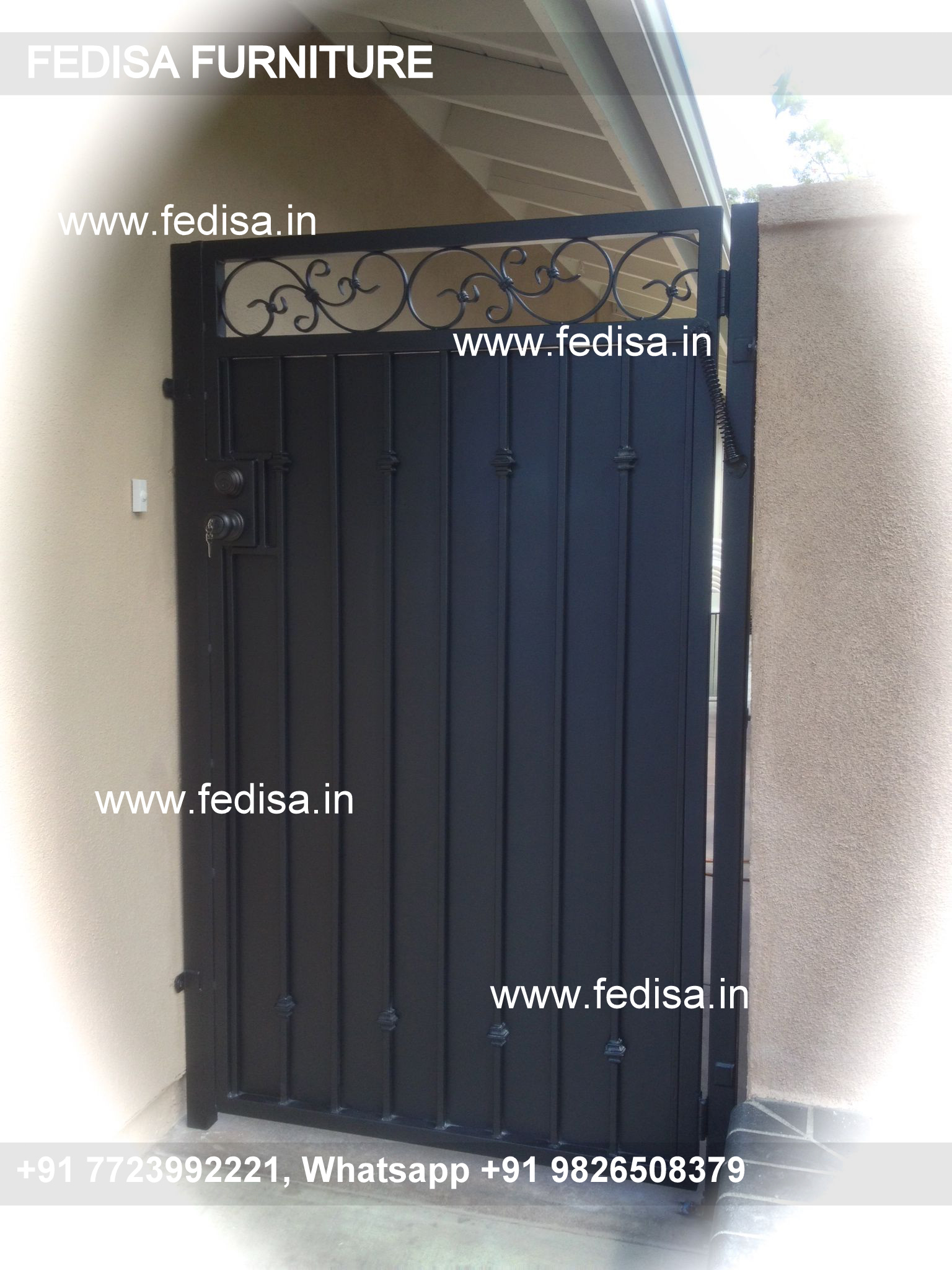 Wooden Main Gate Design Modern Metal And Wood Fence Gate Design Gate ...