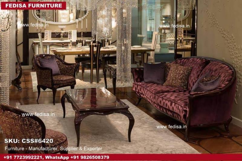 Luxury Classic Sofa Set Original Sheesham Wood Sofa Set For Sale Wooden ...