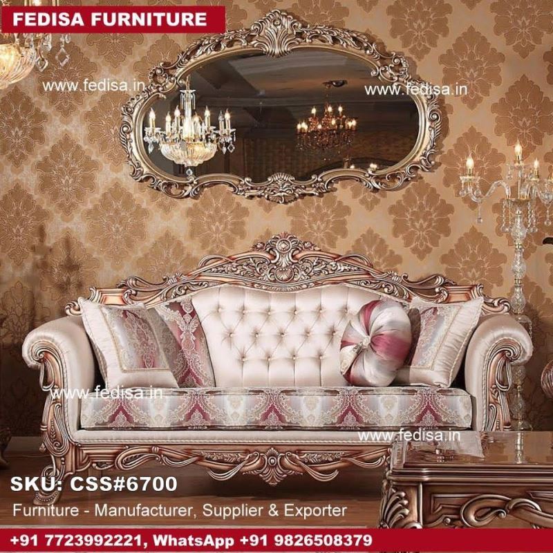 Luxury Sofa Set Wood And Fabric Sofa Set Wooden Bamboo Sofa Set ...