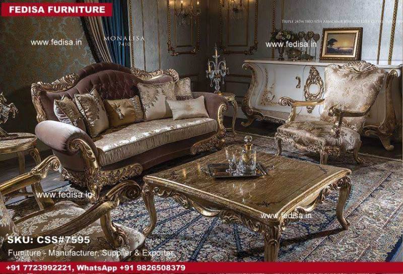 Classic Sofa Set 7 Piece Sectional Couch Wrought Iron Sofa Set Price ...