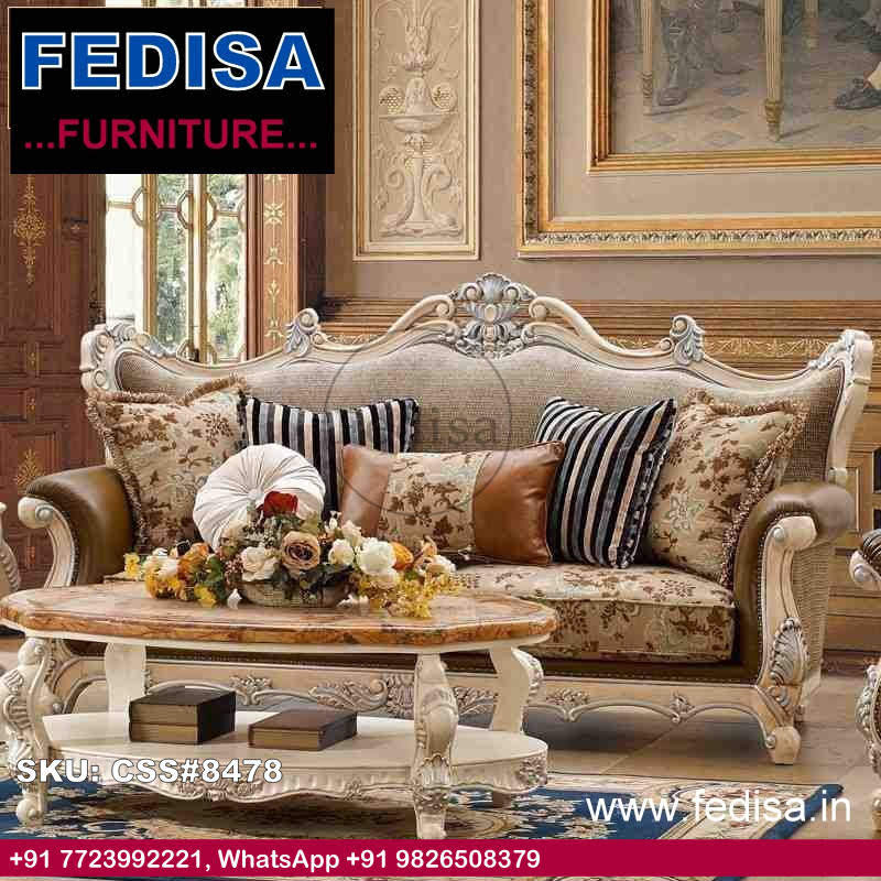 Classic Sofa Set Urban Ladder Wooden Sofa Set Vintage Wooden Sofa Set ...