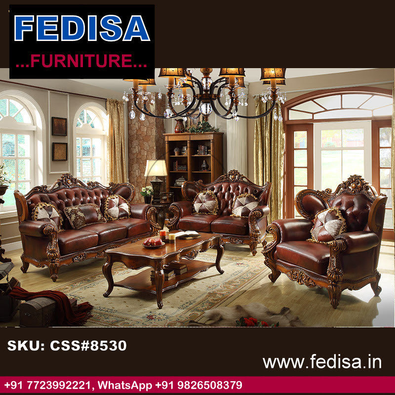 Classic Sofa Set Teak Wood Setty Wood Three Seater Sofa Wooden Street ...