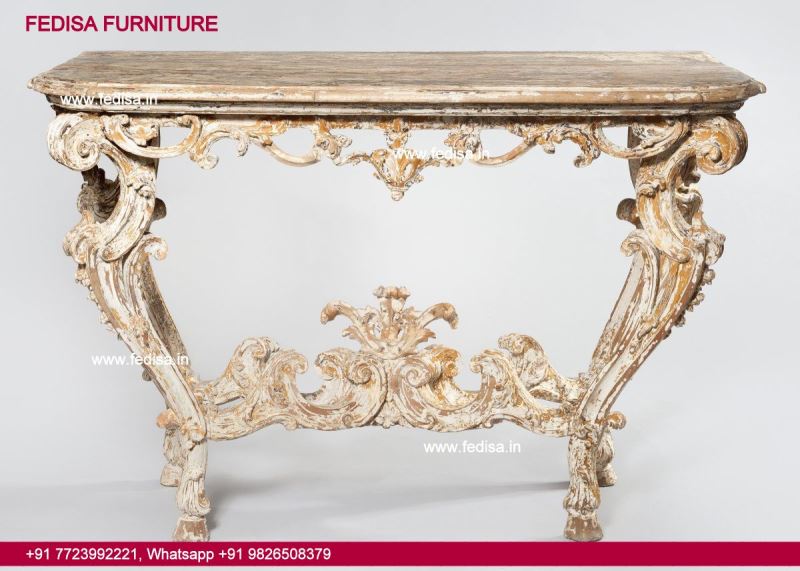 Designer Console Table 157 Drawer Console Table With Shelf Gold And ...