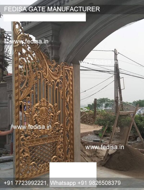 Latest Gate Design Front Iron Gate Design For Home 4 Foot Gate Design ...