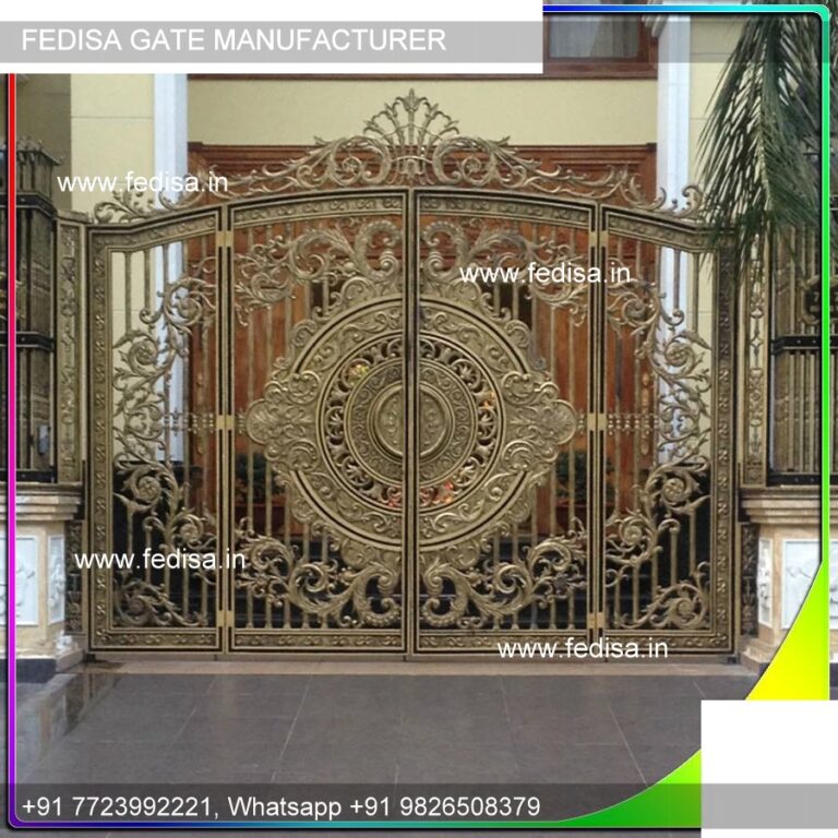 Industrial Gate Design Double Sliding Gate Design Simple Iron Main Gate ...