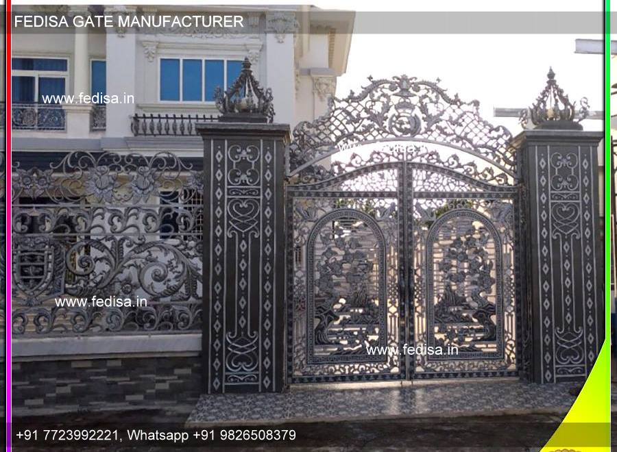 Gate Wall Design Main Gate Slider Design Simple Iron Gate Design For ...
