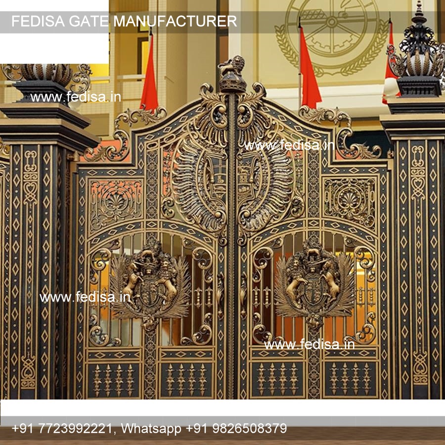 Compound Gate Design Main Gate Iron Grill Design Steel Designer Gate ...