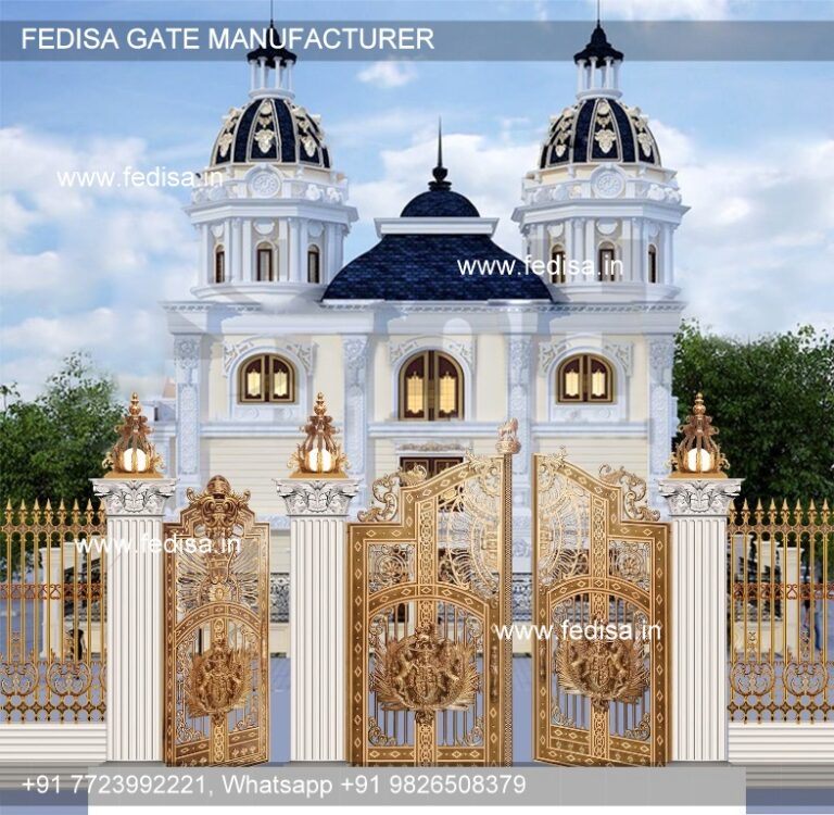 Iron Main Gate Design Wood Gate Design For House Curved Gate Design ...