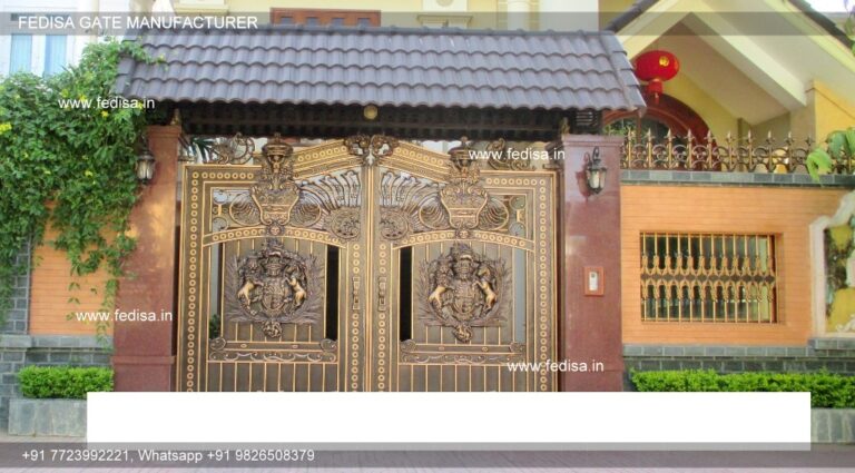 Single Gate Design Sliding Fence Gate Design Maharaja Gate Steel Main ...