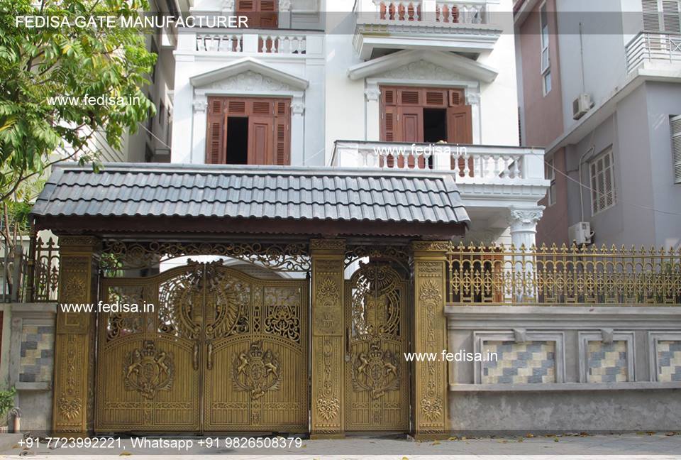 Industrial Gate Design Wpc Gate Design Lightweight Main Gate Design ...