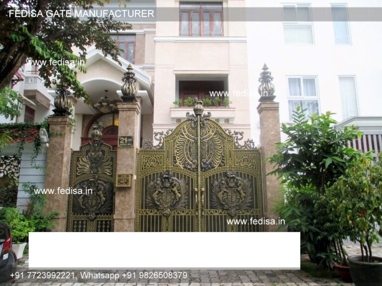 House Main Gate Design Sliding Iron Main Gate Design Steel Loha Mix ...