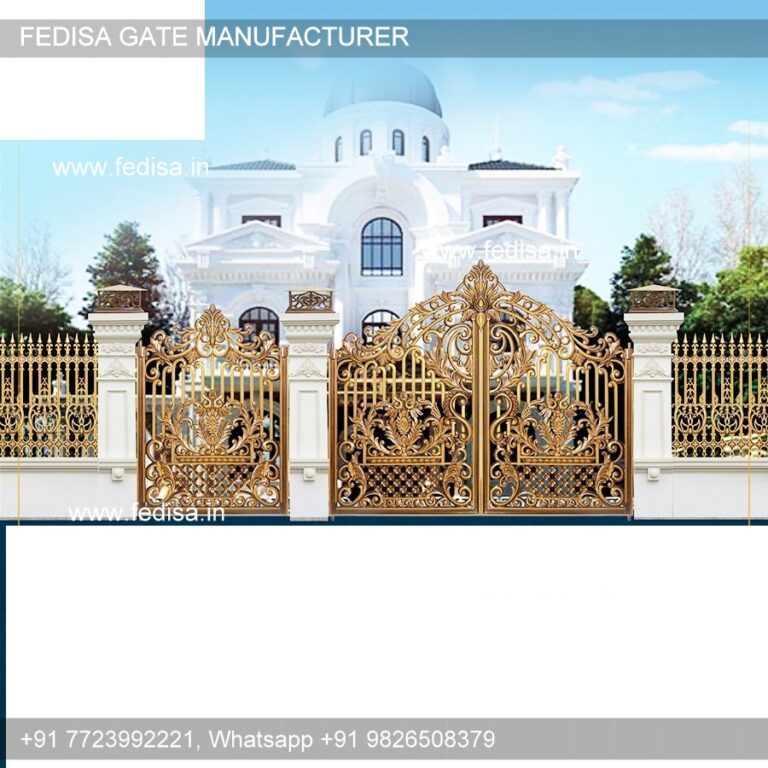 Boundary Wall Design With Gate 4 Ft Gate Design Channel Gate Ka Design ...