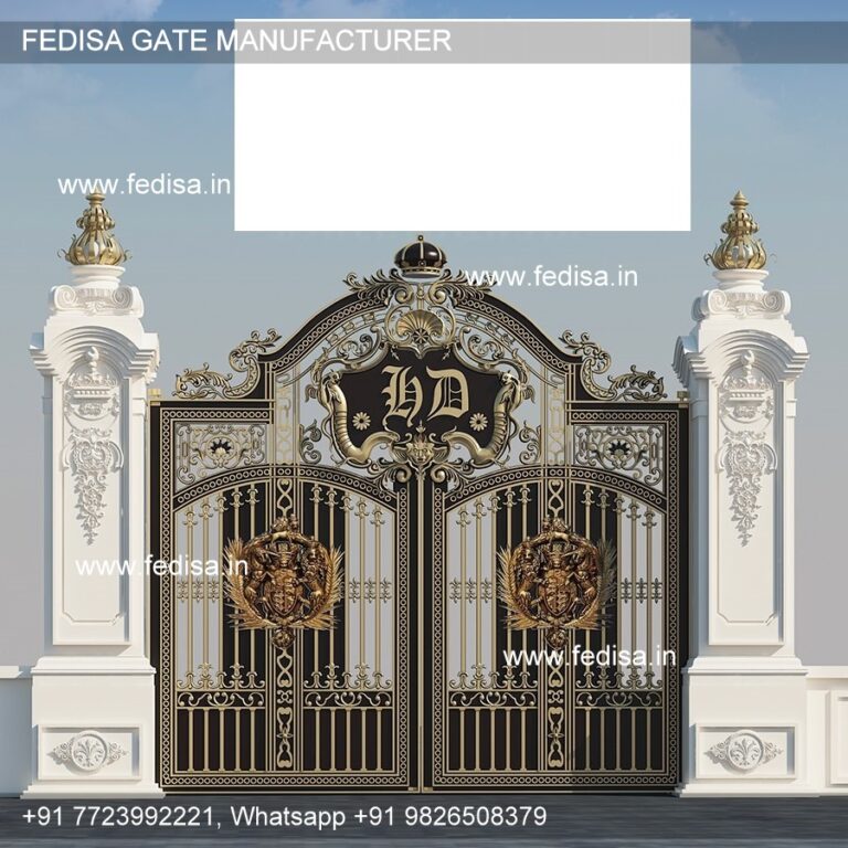 Gate Design Wall With Gate Design Gate Design Angle Bar Main Gate Round ...