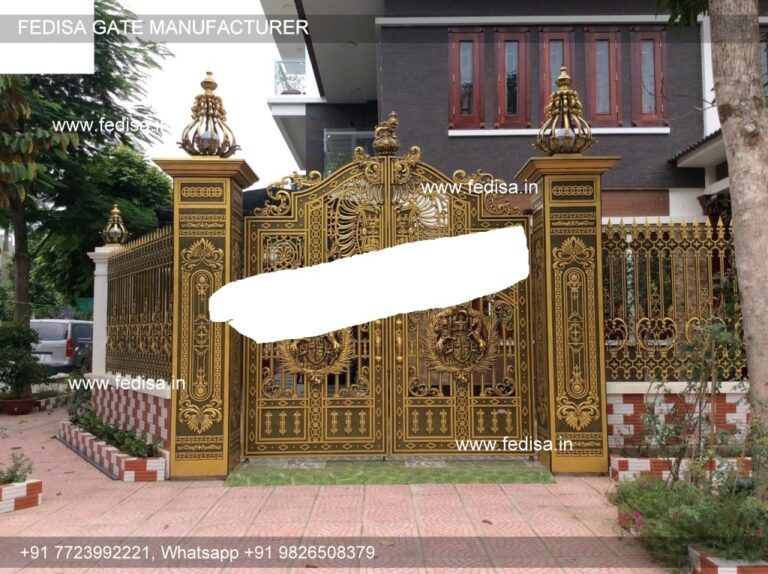 Entrance Gate Design Lohe Ka Get Design Security Gate Designs Metal ...