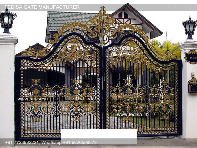 Main Gate Grill Design For Home Loha Ka Gate Design Gi Sheet Gate ...