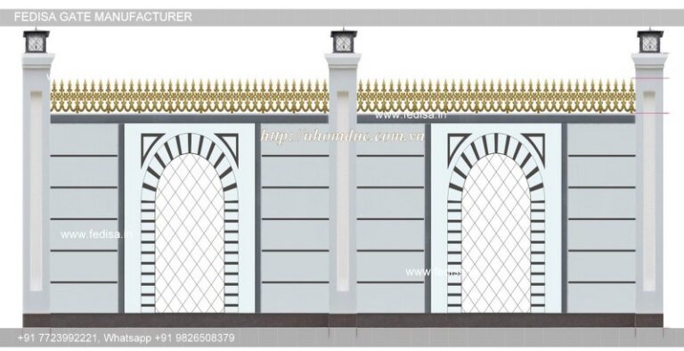 Simple Steel Gate Design Steel And Iron Mix Gate Design Best Front Gate ...