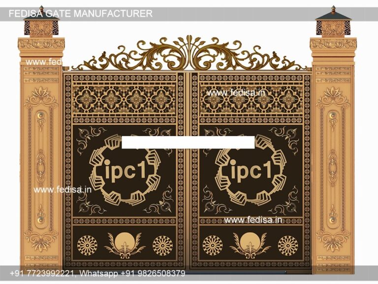 Main Gate Design 2168 Laser Cut Gate Panels Gate Design With Wall ...