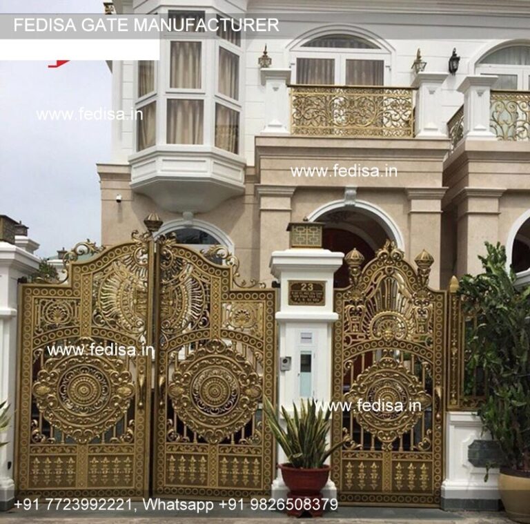 Steel Main Gate Design Gate Design Laser Cutting Modern Wrought Iron ...