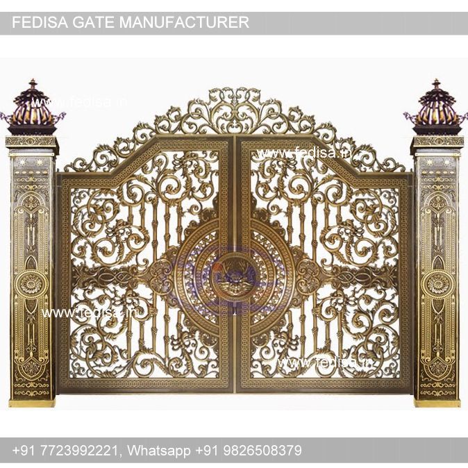 Steel Gate Design 5 By 7 Gate Design Gate Design Iron Sheet Gate Grill ...