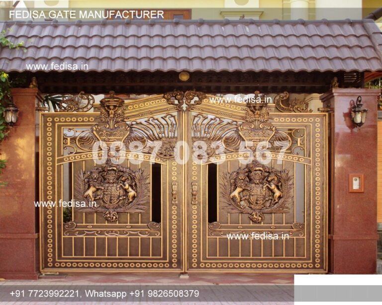 Boundary Gate Design Front Door Steel Gate Design Main Gate Iron Grill ...