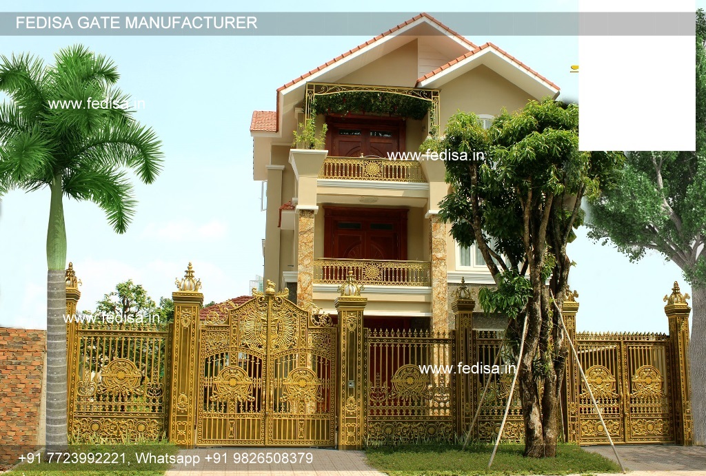 Main Gate Design 2176 Home Main Gate Grill Design L Shape Gate Design ...