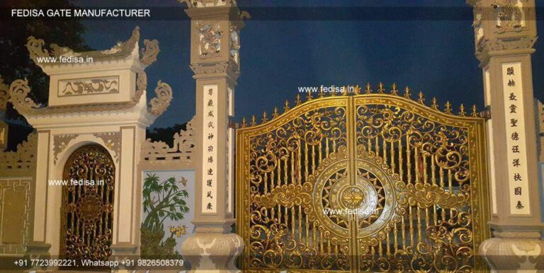 Door Gate Design Lohe Ke Gate Design Wale Front Slide Gate Design Gate ...