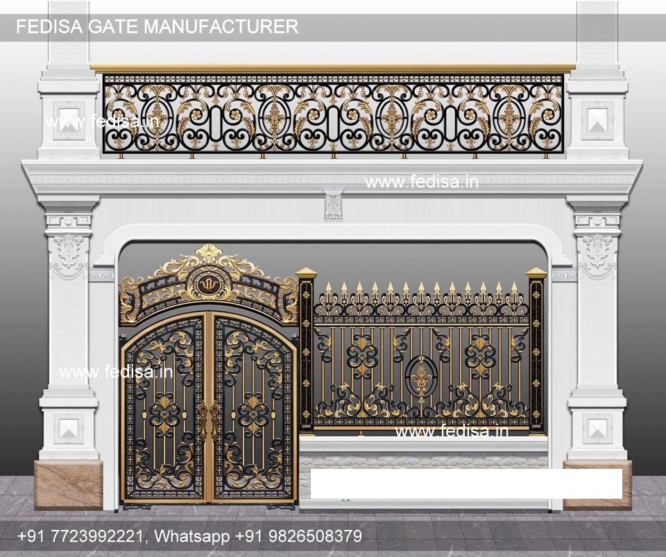 Compound Gate New Main Gate Design Ss Sliding Gate Factory Main Gate ...