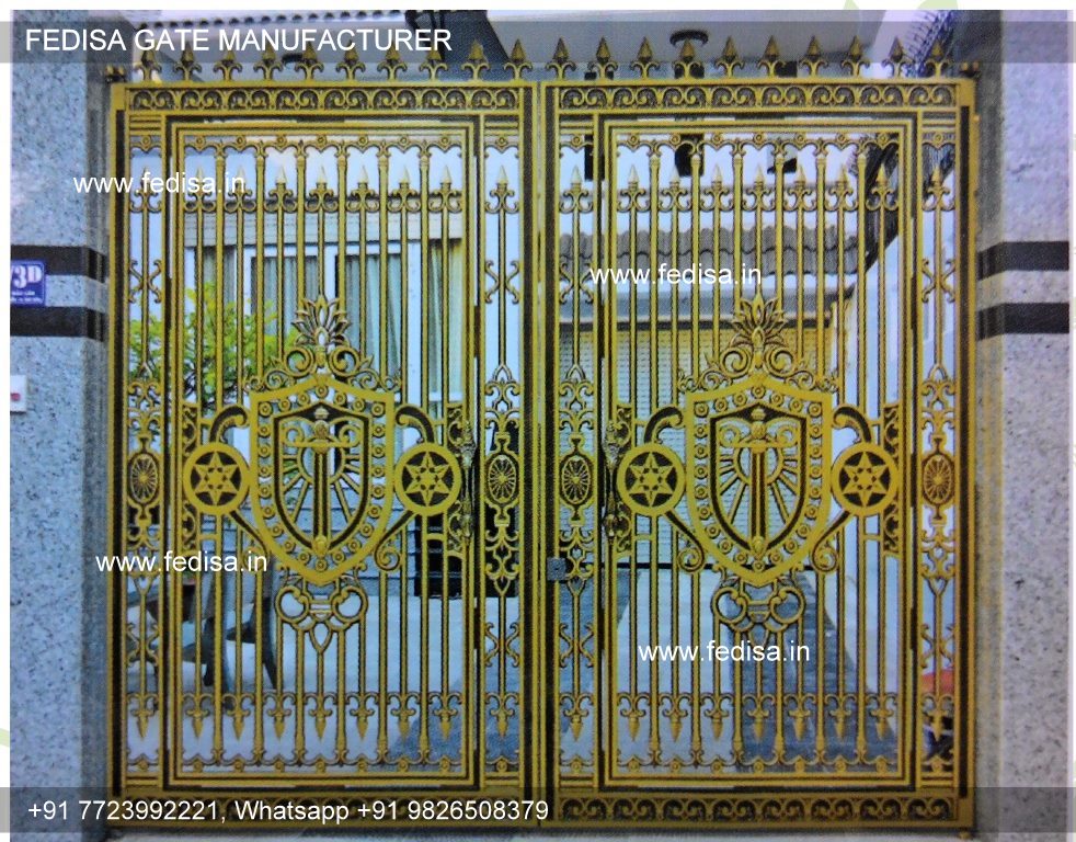 Main Gate Design Mid Century Modern Gate Main Gate Design In Iron Pipe ...
