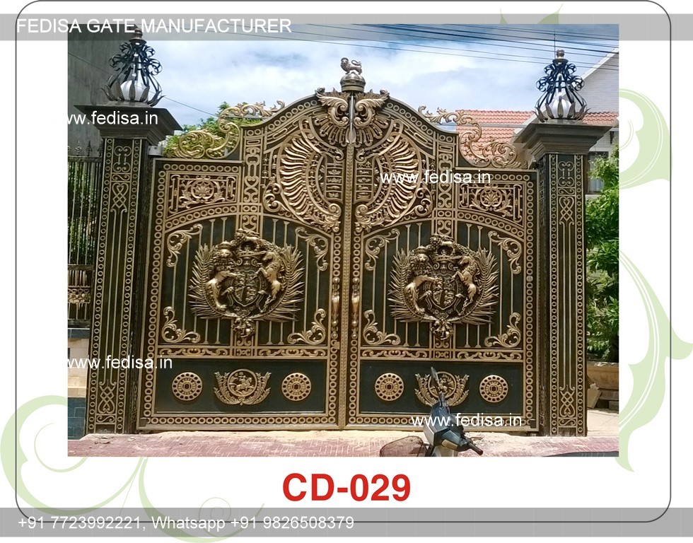 Steel Gate Design Main Gate Design In Iron Pipe 7 Feet Gate Design Gate ...