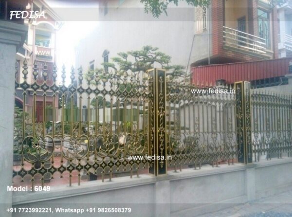 Steel Railing Front Design Front Side Grill Design Jina Railing Design ...