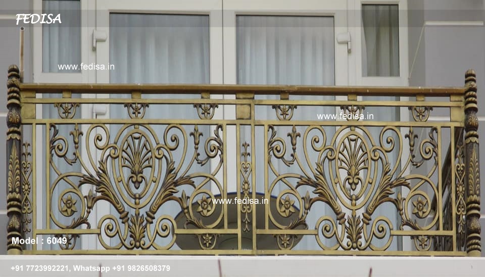 Balcony Railing Wall Design Grill Gate Ke Design Ss Grill Design For ...