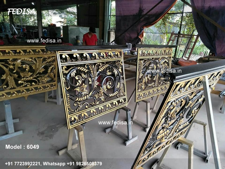 Handrail Stairs Design Grill Design For Balcony Steel Iron Hand Railing ...