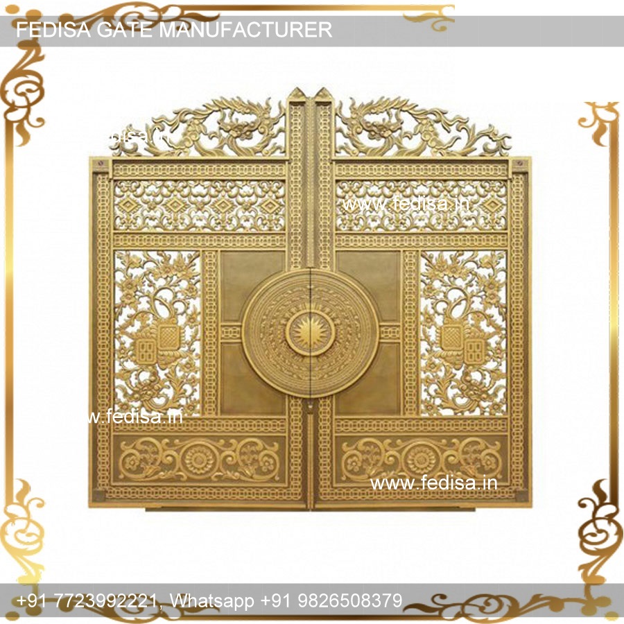 Entrance Gate Design Palisade Gates Designs Main Gate Design 10 Feet ...