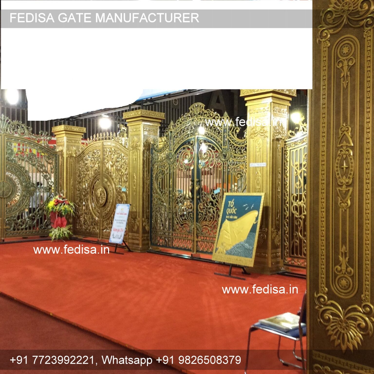 Loha Grill Gate Industrial Sliding Gate Design Main Gate Construction ...