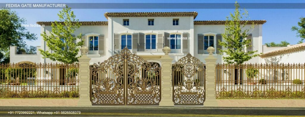 Front Gate Designs For Houses Normal Main Gate Design Steel Gate Main ...