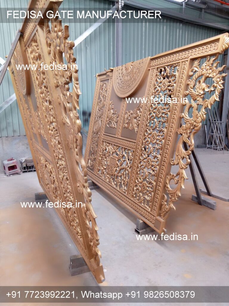 Folding Gate Design Box Pipe Gate Design Classic Main Gate Design Laser ...