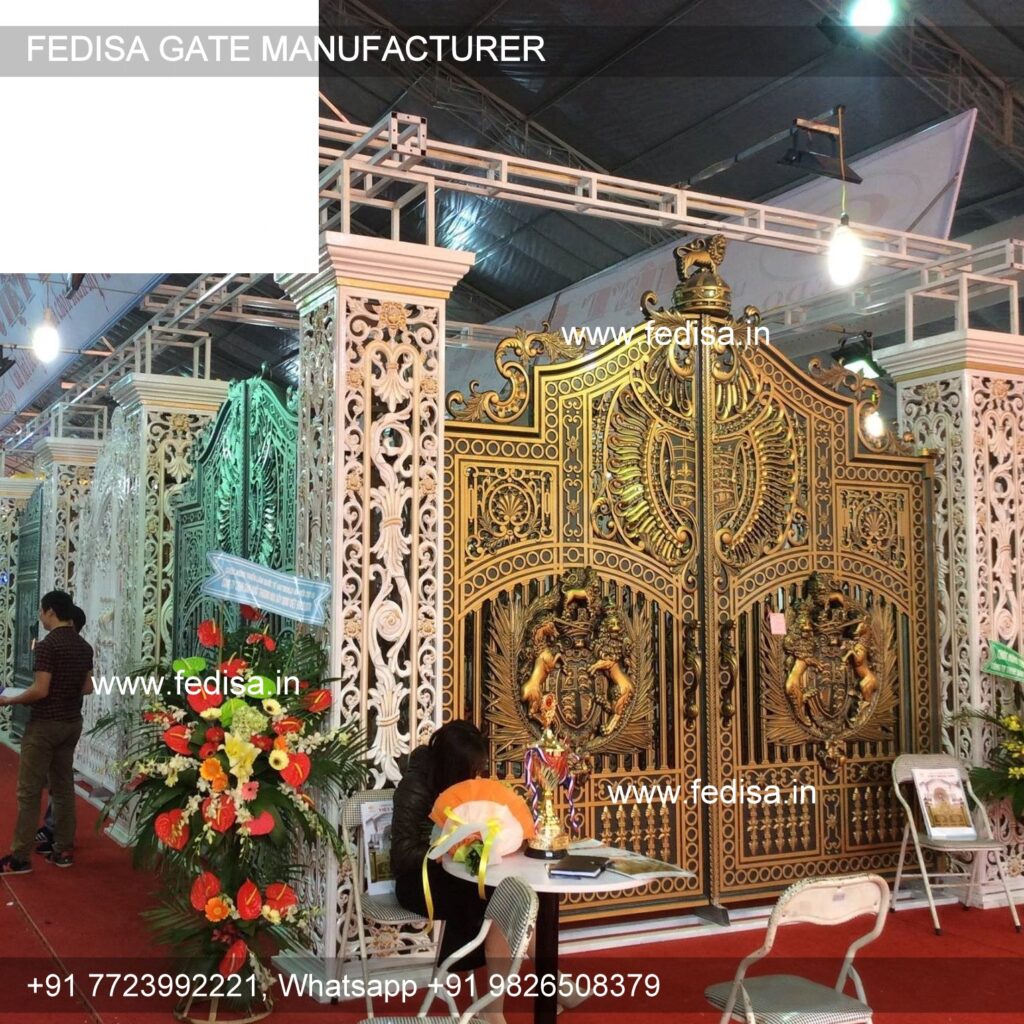 Steel Gate Design For Home Laser Cutting Gate Compound Wall Grill ...