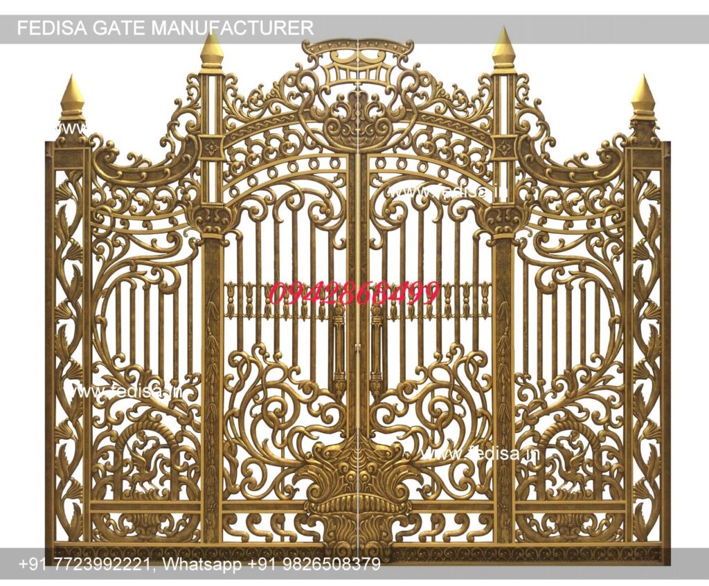 Front Gate Designs For Houses Fancy Steel Gate Design House Entry Gate ...