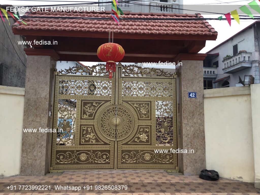 Main Gate Design 2073 Steel Single Gate Design Cnc Main Gate Design ...