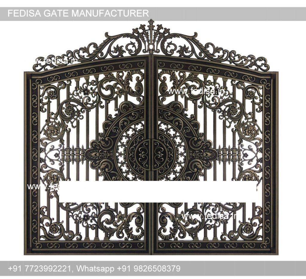 Metal Gate Design Main Gate Flower Design Small Grill Gate Design Gate ...