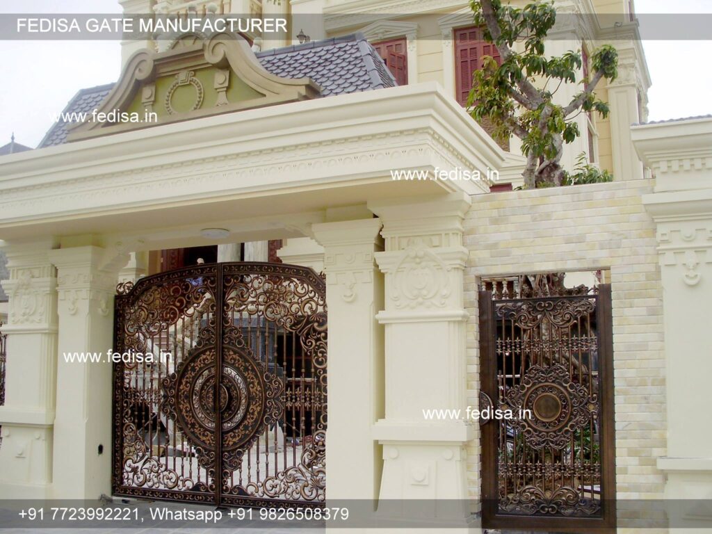 Entry Gate Design Steel Boundary Gate Main Gate Steel Handle Design ...