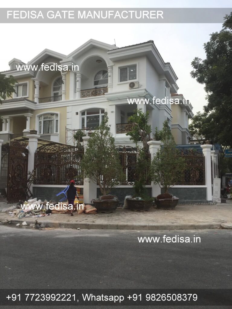 Steel Gate Design Modern Wrought Iron Fence Latest Main Gate Design For ...