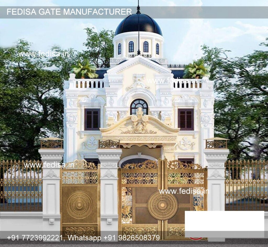 Front Gate Design Gate Upper Grill Design Angle Gate Design Sliding ...