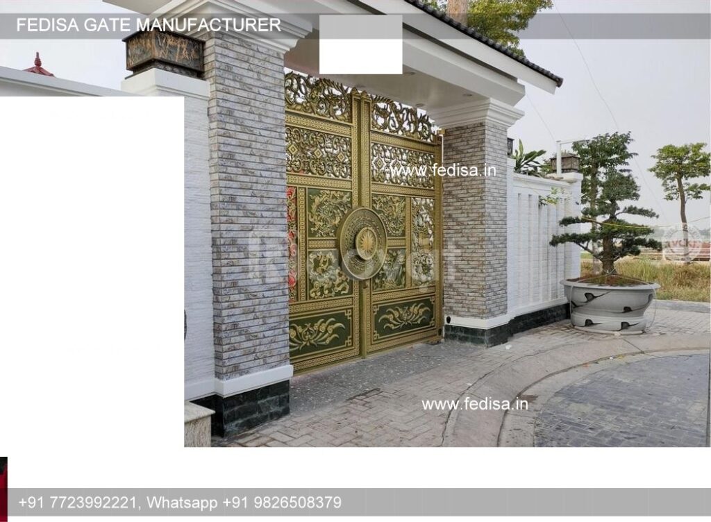 Iron Gate Design Gate Design Laser Cutting Modern Wrought Iron Fence ...