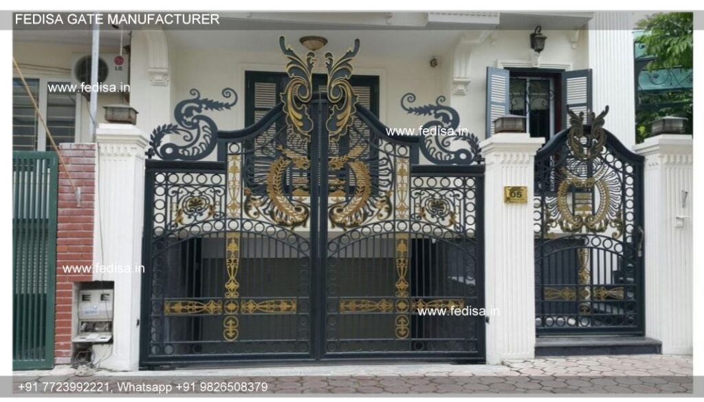 House Gate Design Gate Structure Design 10 Foot Gate Design Iron Arch ...