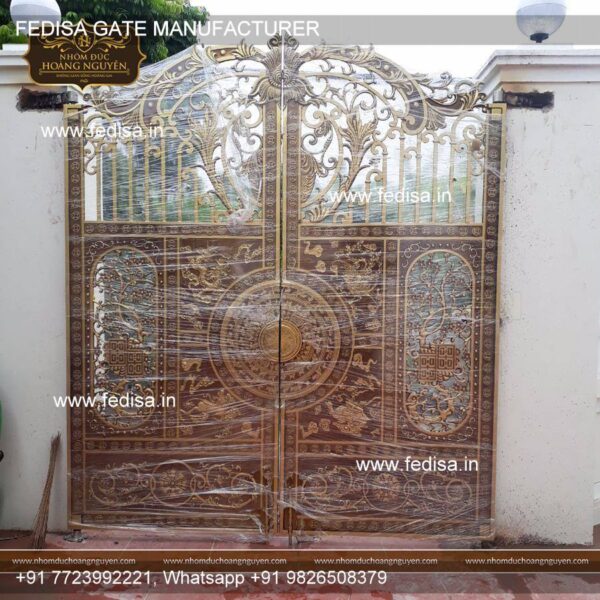 Steel Main Gate Design Steel Gate Design For Temple Front Door Security ...