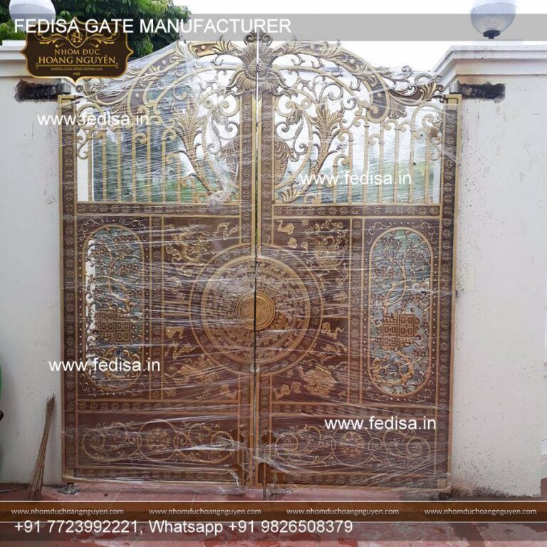Steel Main Gate Design Steel Gate Design For Temple Front Door Security ...