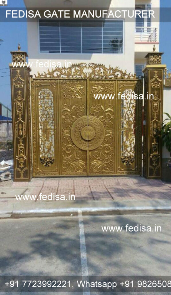 Gate Ka Design Barrier Gate Design Design Of Boundary Wall With Gate ...