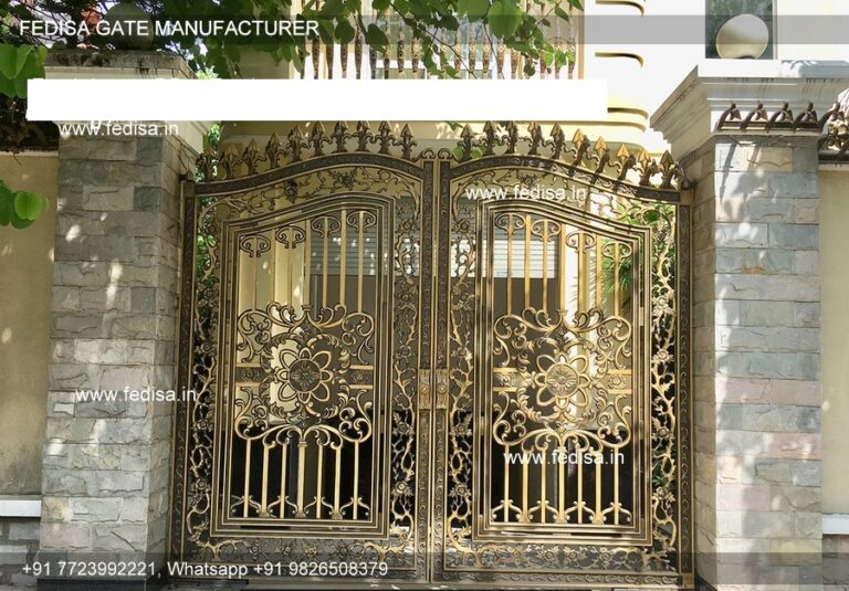 Compound Gate Design Single Door Steel Gate Sliding Compound Gate ...