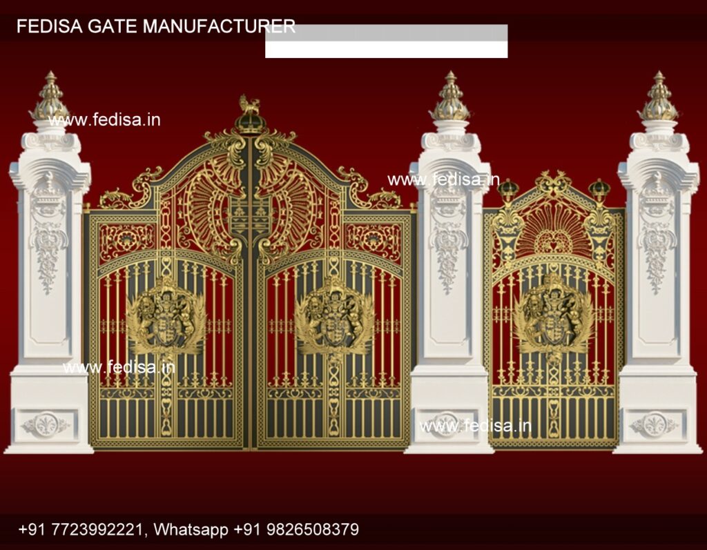 Iron Main Gate Design Laser Cutting Sheet Gate Design Wood And Iron ...